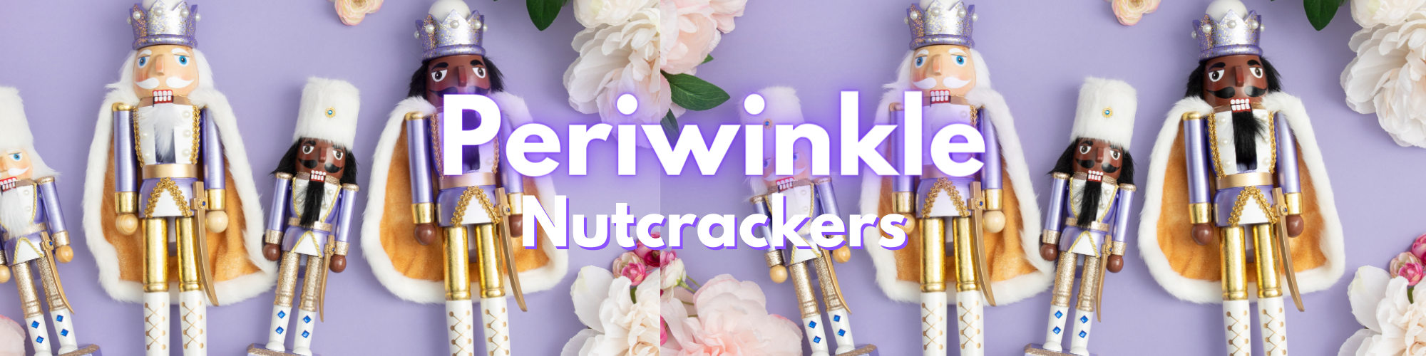 Purple Christmas Decorations! Periwinkle is here! Nutcrackers ...