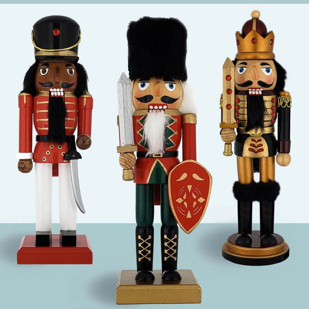 Decorative Christmas Nutcrackers 10 Inch | Nutcracker Ballet Gifts