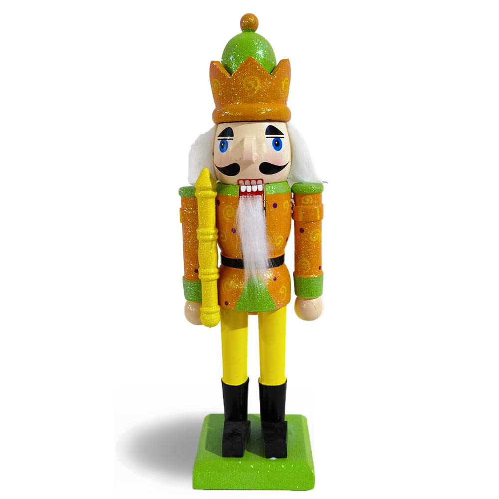 Groovy Orange Nutcracker with Polka Dots — Nutcracker Ballet Gifts