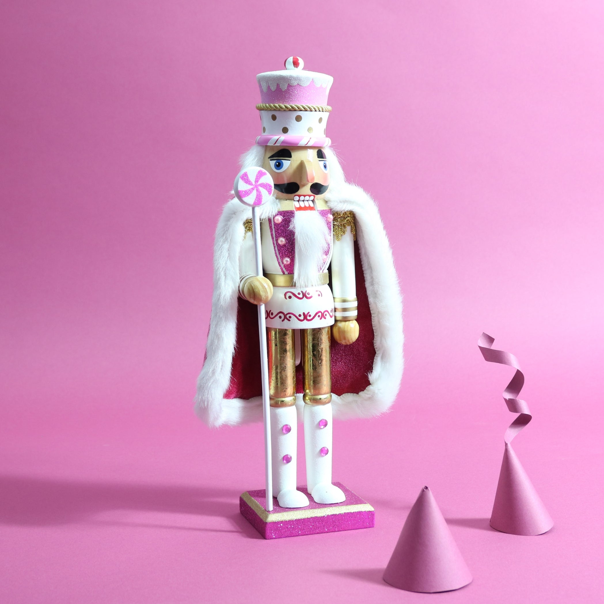 Pink Christmas Decorations Candy Nutcracker — Nutcracker Ballet Gifts
