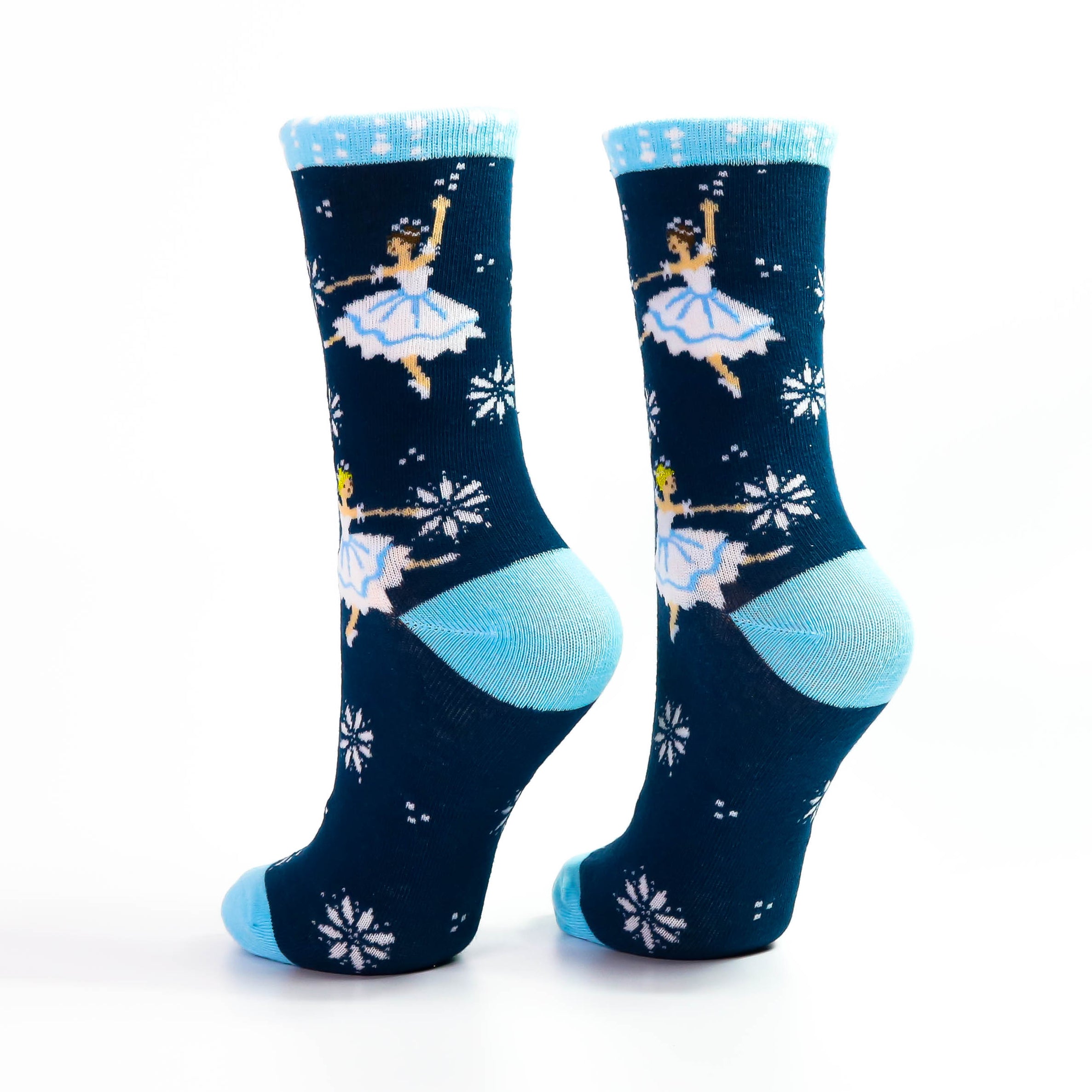 Snow Scene Dancers The Nutcracker Light Weight Sock — Nutcracker Ballet ...