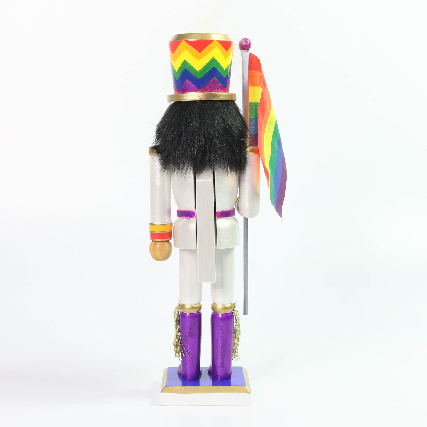 Pride Gift Nutcracker Soldier in Rainbow Colors — Nutcracker Ballet Gifts