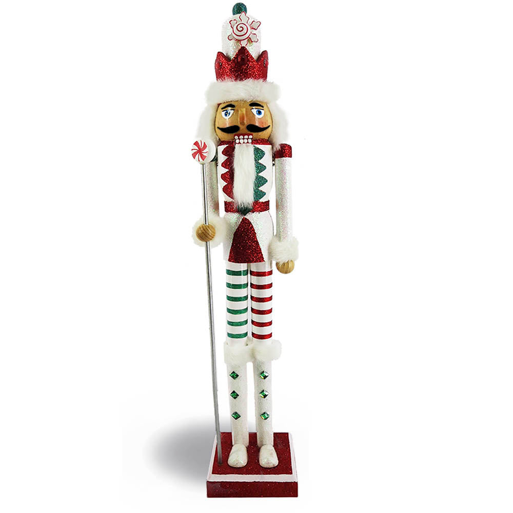 Candy Cane Nutcracker Red Candy Striping Slim 20 inch — Nutcracker ...