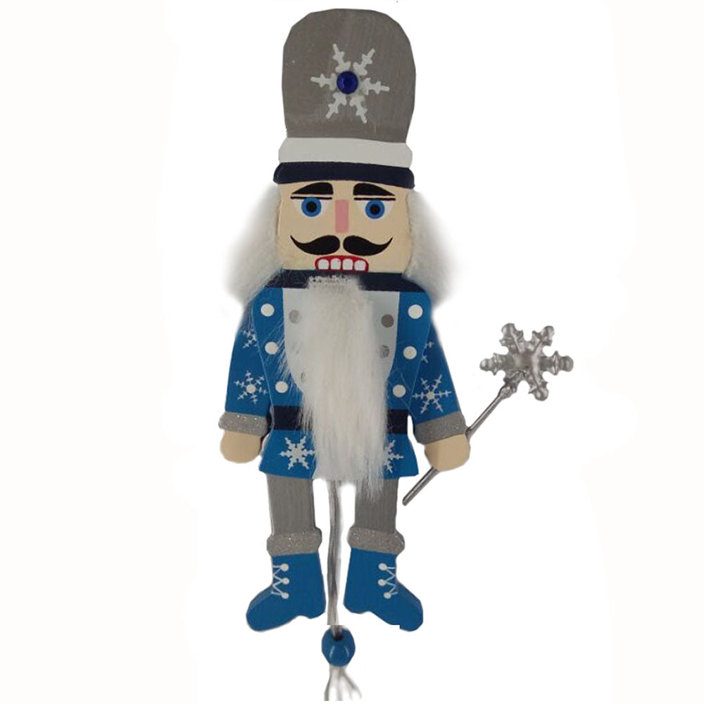 Snow Fantasy Nutcracker Pull Puppet Ornament 6 inch — Nutcracker Ballet ...