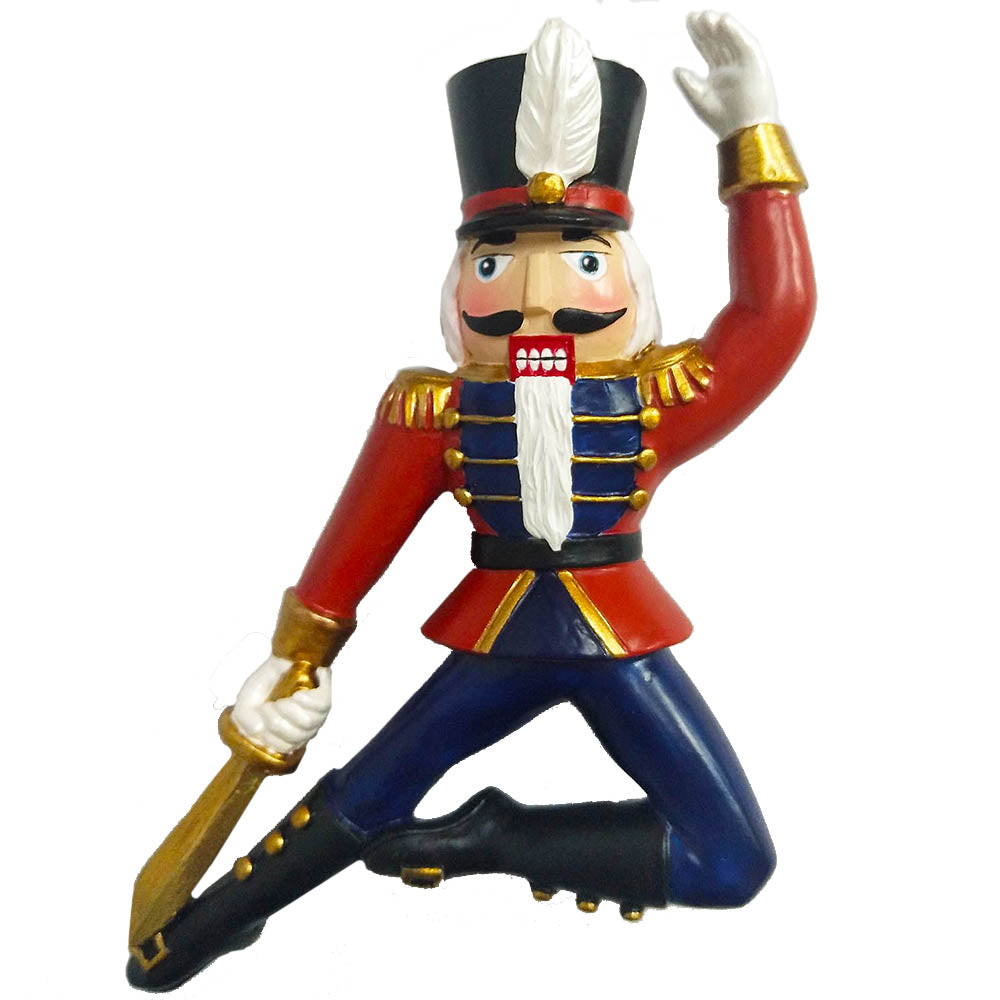 Nutcracker Soldier Resin Ornament with Sword 4 inch — Nutcracker Ballet ...