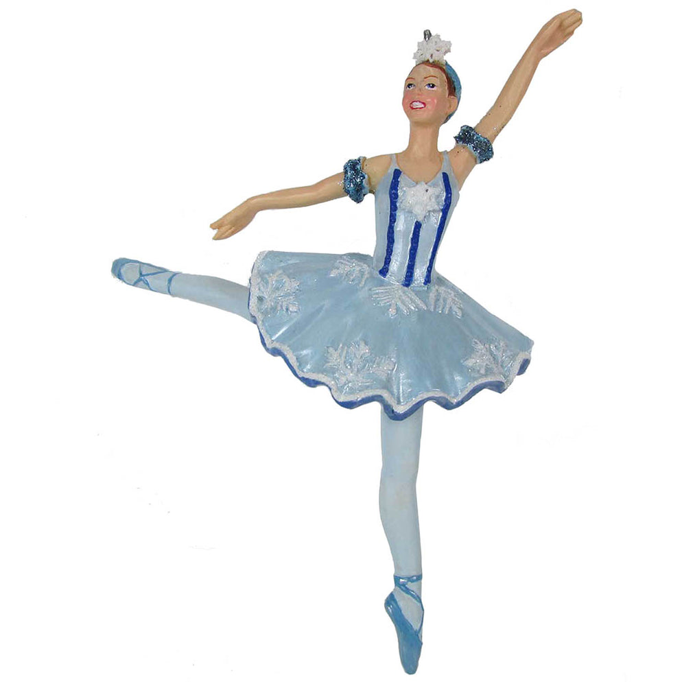 Snow Queen Snowflake Resin Ornament 4 inch — Nutcracker Ballet Gifts